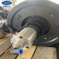 China Pneumatic 4 Jaw Rotary Back Chuck for Fiber Laser Cutting - 165mm Clamping Range, 500 RPM Speed for sale