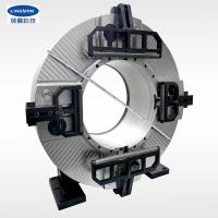 China Main Chuck Pneumatic Lathe Chuck Four Jaw Big Size For Laser Pipe Cutter for sale