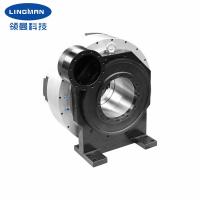 China Light Weight 4 Jaws Main Pneumatic Rotary Chuck For Tube Pipe Cutting Machine for sale