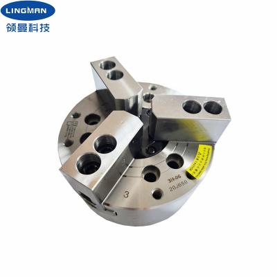 China CNC Three Jaw Hollow Hydraulic Air Lathe Chuck for sale