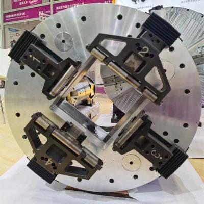 China Pneumatic Rotary Main Front Chuck Single Bearing Full Stroke For Laser Pipe Cutting for sale