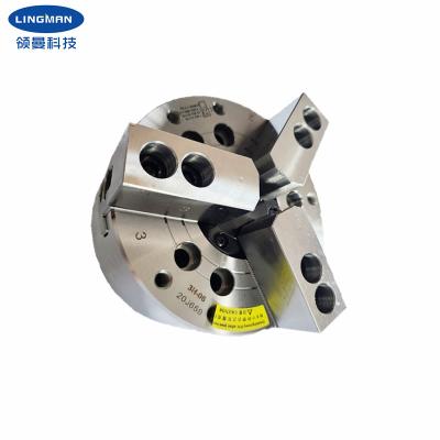China Easy Operating Three Jaw Hollow Hydraulic Power Chuck 3H-10A8 for sale