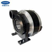 China 220mm Stroke 4-Jaw Pneumatic Rotary Chuck G500DC-230 for Laser Tube Cutting with 315mm Center Height for sale