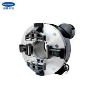 China G500DC-230 Pneumatic Rotary Chuck 4 Jaw 220mm Stroke 150r/min for Laser Tube Cutting for sale