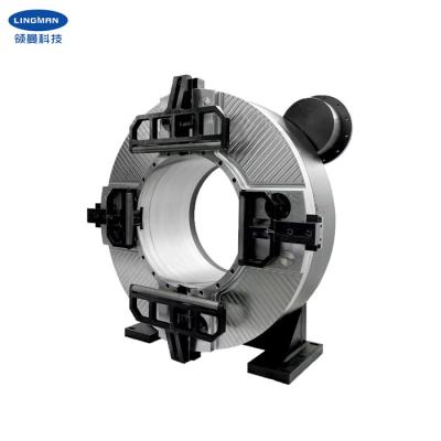 China Extra Big Through Hole Laser Chuck For Heavy Pipe Cutting Machine for sale