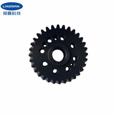 China High Precision Spur Gear 220 Teeth 0.01mm Accuracy for CNC Laser Chuck Steel Transmission Part for sale