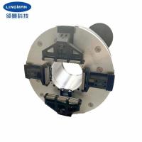 China Pneumatic Rotary Chuck 4 Jaw Master Chuck for Laser Tube Cutter 240mm Stroke 0.3-0.9MPa for sale