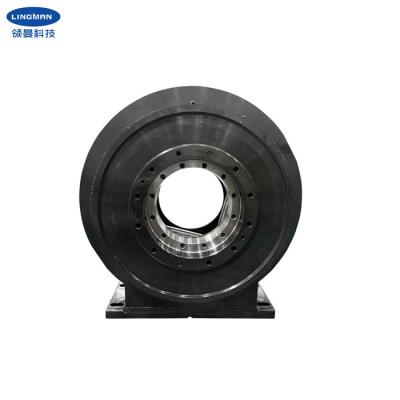 China Automatic Self Centering Laser Rotary Chuck 220mm Clamping Range for Pipe Cutting Machine for sale