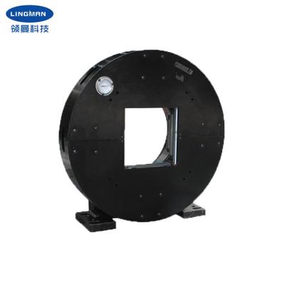 China High Efficiency 4 Jaw Square Hole Simple Pneumatic Double Acting Chuck for sale