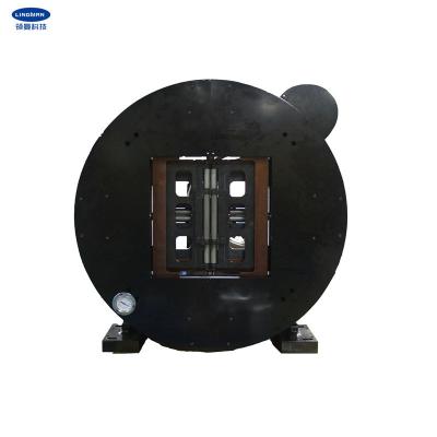 China Hollow Vertical Pneumatic Chuck 3 Jaw Automatic Lathe Chuck for sale