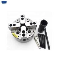 China High Precision 4 Jaw CNC Lathe Chuck 8.8mm Stroke 254mm Clamping Hydraulic Power Chuck for sale