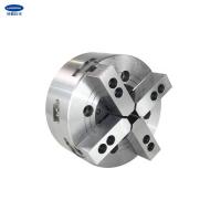 China 4 Jaw CNC Lathe Chuck Hollow Hydraulic Power Chuck 8.8mm Stroke 3400 RPM for sale