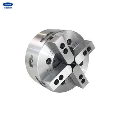 China Lingman 4H Series 4 Jaw Through-Hole Hydraulic Power Chuck 168-450mm for CNC Lathes for sale