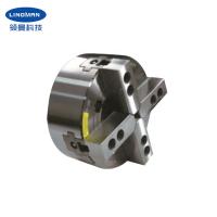 China 4 Jaw CNC Lathe Chuck Hollow Hydraulic Power Chuck 8.8mm Stroke 3400 RPM for sale