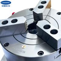 China Hollow 3 Jaw Lathe Chuck Vertical Chuck Pneumatic Power Chuck for sale