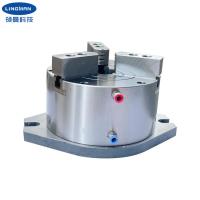 China Hollow 3 Jaw Lathe Chuck Vertical Chuck Pneumatic Power Chuck for sale