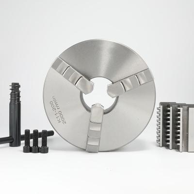 China K11 160mm Three Jaw Self-Centering Manual Chuck with Complete Jaw Set for Precision Machining for sale