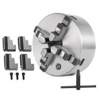 China K12 100 Four Jaw Self-Centering Lathe Chuck with Manual Operation and Complete Jaw Sets for sale