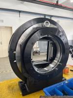 China Stable Performance 4 Jaw Pneumatic Double Acting Chuck For Tube Cutting Machine for sale