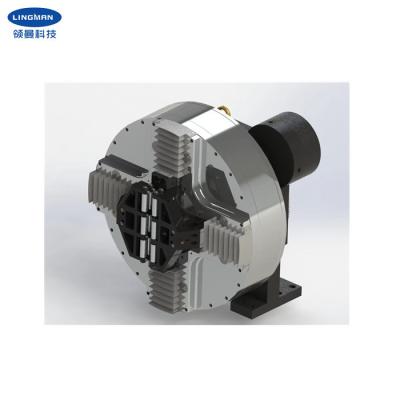 China Pneumatic Rotary Chuck 0.96KN Clamping Force 150rpm Speed 4 Jaw Laser Chuck for sale