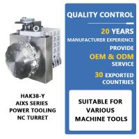 China HAK38-Y 12 Position NC Turret Tool Post with 8000 RPM Speed and ±45-75mm Y-Axis Travel for CNC Lathes for sale