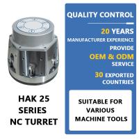 China HAK25 NC Turret Tool Post 4 Position Vertical Electric Lathe with 2000Nm Torque and ±2