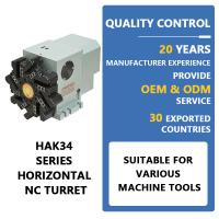 China HAK34 Series Horizontal NC Turret Tool Holder with 6-8 Stations, 1000 N.m Torque and 380V Motor for sale
