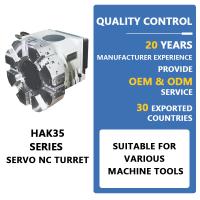 China HAK35 Series Servo NC Turret Motor HAK35080 with 80mm Center Height and 3200 N.m Torque for CNC Lathe Tool Holders for sale