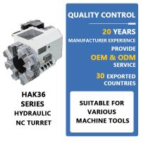 China HAK36 Series CNC Lathe Hydraulic Turret with 8-12 Tool Capacity and 500-18000 N.m Torque Range for sale