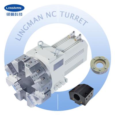 China HAK37 Series Direct Drive Motor NC Turret HAK37080 with 1600 N.m Torque and 8-12 Tool Stations for sale