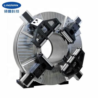China Steel Laser Chuck 0.25-0.9MPa 154mm Stroke 16-170mm Clamping Range for Laser Engraving for sale