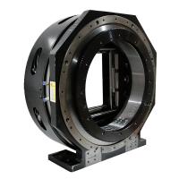 China Double Acting Pneumatic Laser Rotary Chuck 10-245mm Clamping Range 2KN Force for Tube Cutting for sale