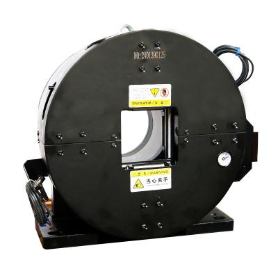 China Lingman G680JF-245 Laser Rotary Chuck 350mm 5.48kg.m2 Inertia for Tube Cutting Machine for sale
