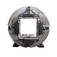 China Lingman F520DF 520mm Heavy Duty Laser Rotary Chuck for Tube Cutting Automatic Pneumatic Chuck for sale