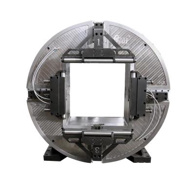 China Lingman F520DF 520mm Heavy Duty Laser Rotary Chuck for Tube Cutting Automatic Pneumatic Chuck for sale
