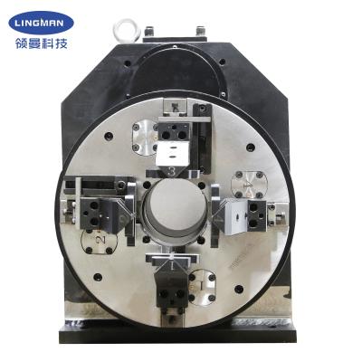 China Steel Laser Chuck F90BF 91mm Clamping Range Fully Enclosed Integrated Rear Front Chuck for Round Tube Laser Cutting for sale