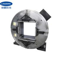 China LINGMAN F640DF 640mm Laser Tube Cutting Machine Chuck 0.3-0.9MPa 5-91mm Jaw Stroke for sale
