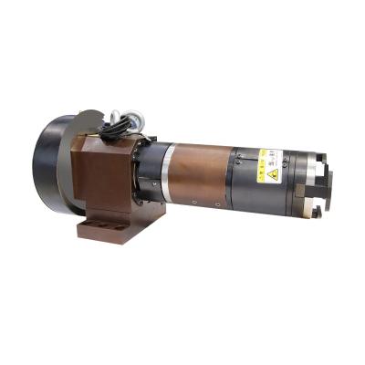 China LINGMAN R125C Four-Jaw Double-Action Chuck Full Through Hole 125mm Center Height 58mm Stroke for sale
