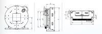 China 4 Jaw Independent Chuck 360mm Pneumatic Lathe High Precision for Laser Tube Cutting for sale