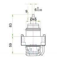China LINGMAN BMT45/0/ER25 Power Tool Holder for CNC Machines - High Precision 0 Degree Driven with ER25 Collet for sale