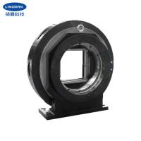 China Lingman F170JF Pneumatic Laser Chuck Double Action Full Stroke 154mm Jaw Diameter for Pipe Cutting for sale