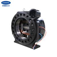 China Simple Pneumatic Chuck for Fiber Laser Cutting Machine 160mm Square Hole for sale