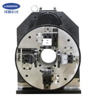 China Pull Material 4 Jaw Full Stroke Single Chuck F90BF For Laser Cutting for sale
