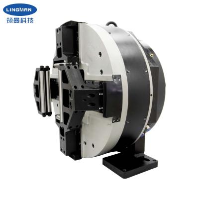 China Lingman Automatic Rotary 4 Jaw Laser Tube Cutting Chuck F175DF 170mm Stroke for sale