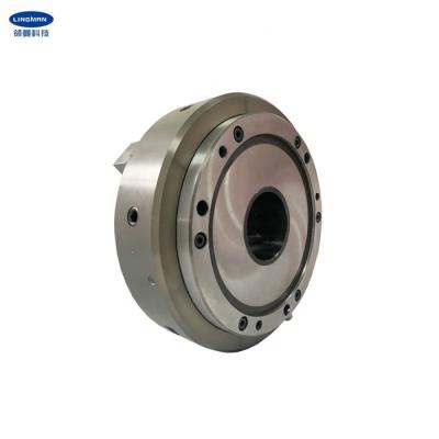 China Pneumatic Laser Rotary Chuck 4-Jaw 236mm Stroke 0.05mm Accuracy for Pipe Cutting for sale