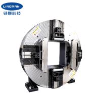 China 4 Jaw Rotary Full Stroke Laser Chuck F365DF 100r/min 7.5KN Clamping Force for Tube Cutter for sale