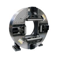 China 4 Jaw Rotary Full Stroke Laser Chuck F365DF 100r/min 7.5KN Clamping Force for Tube Cutter for sale