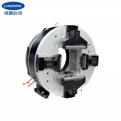 China Pneumatic Laser Chuck 245mm Through Hole for Fiber Laser Pipe Cutting 150 RPM for sale
