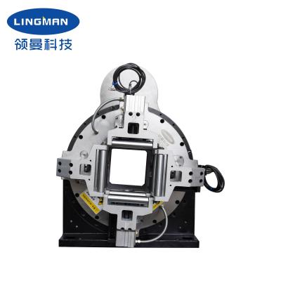 China 120 Full Stroke Hollow Four Jaw Pneumatic Chuck With Zero Tail for sale