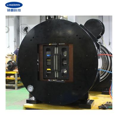 China Square Hole Pneumatic Laser Chuck 180mm Claw Stroke 4.5KN Clamping Force 0.4-0.9MPa for Pipe Cutting for sale